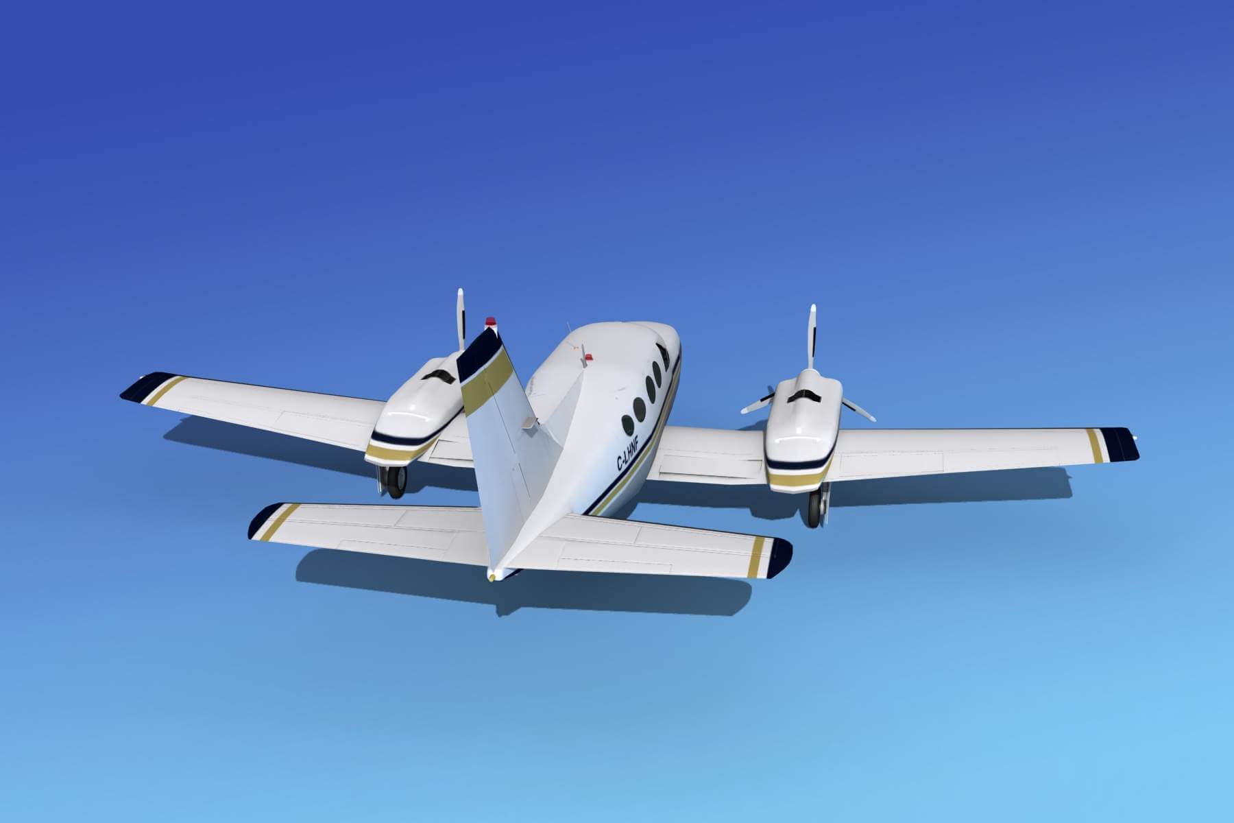 Cessna 421b Golden Eagle V19 - 3D Model by Dreamscape Studios