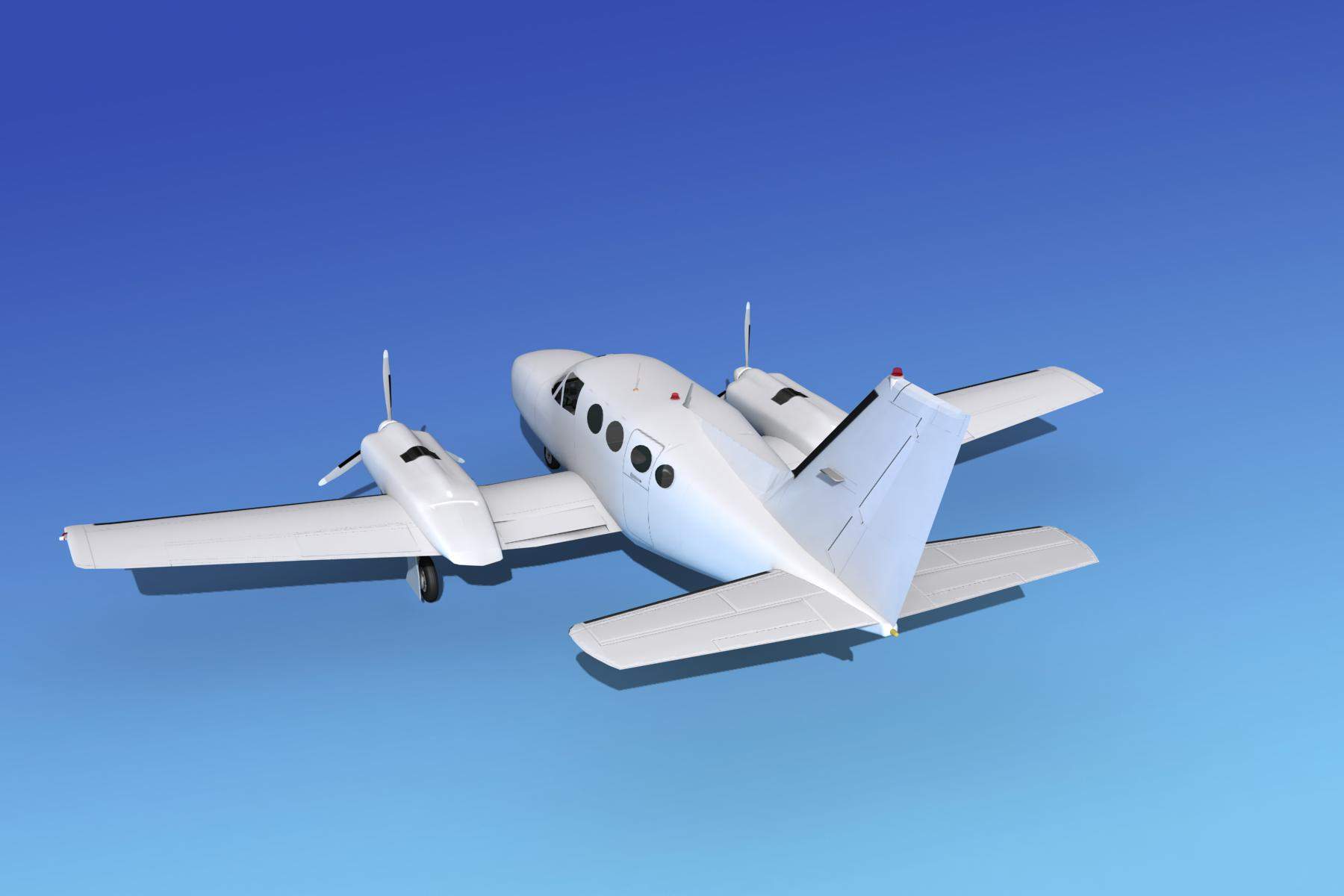Cessna 421b Golden Eagle V20 - 3D Model by Dreamscape Studios