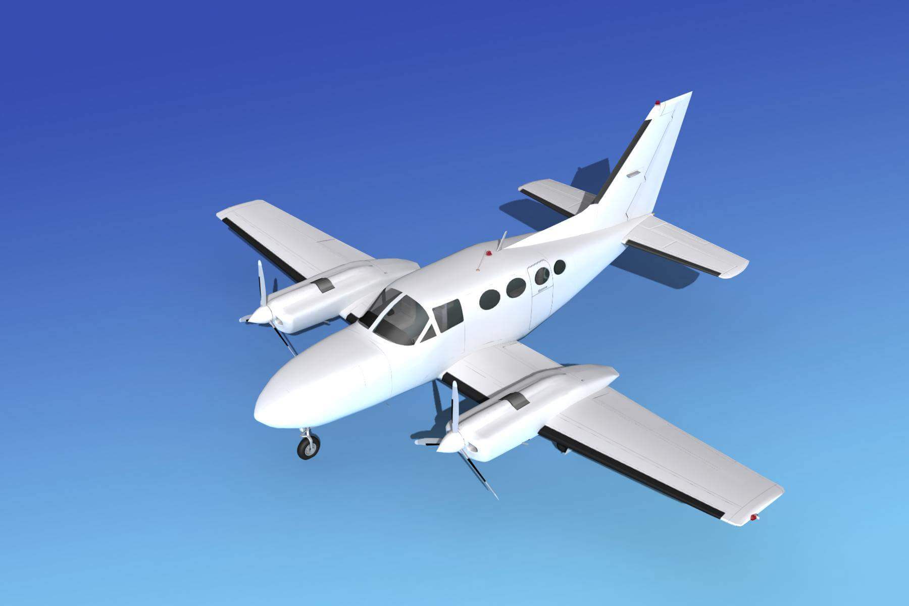 Cessna 421b Golden Eagle V20 - 3D Model by Dreamscape Studios