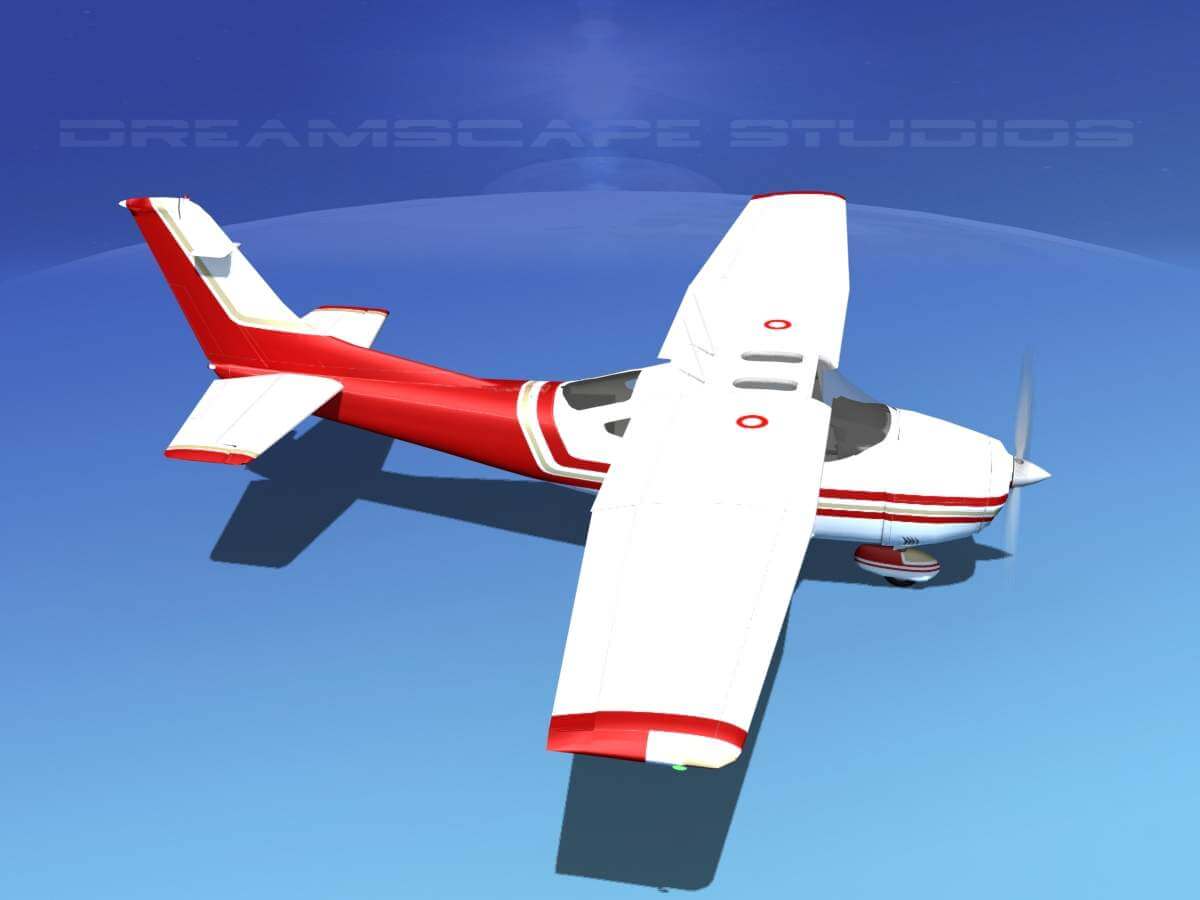 Cessna C-182 Skylane T02 3D Model by Dreamscape Studios