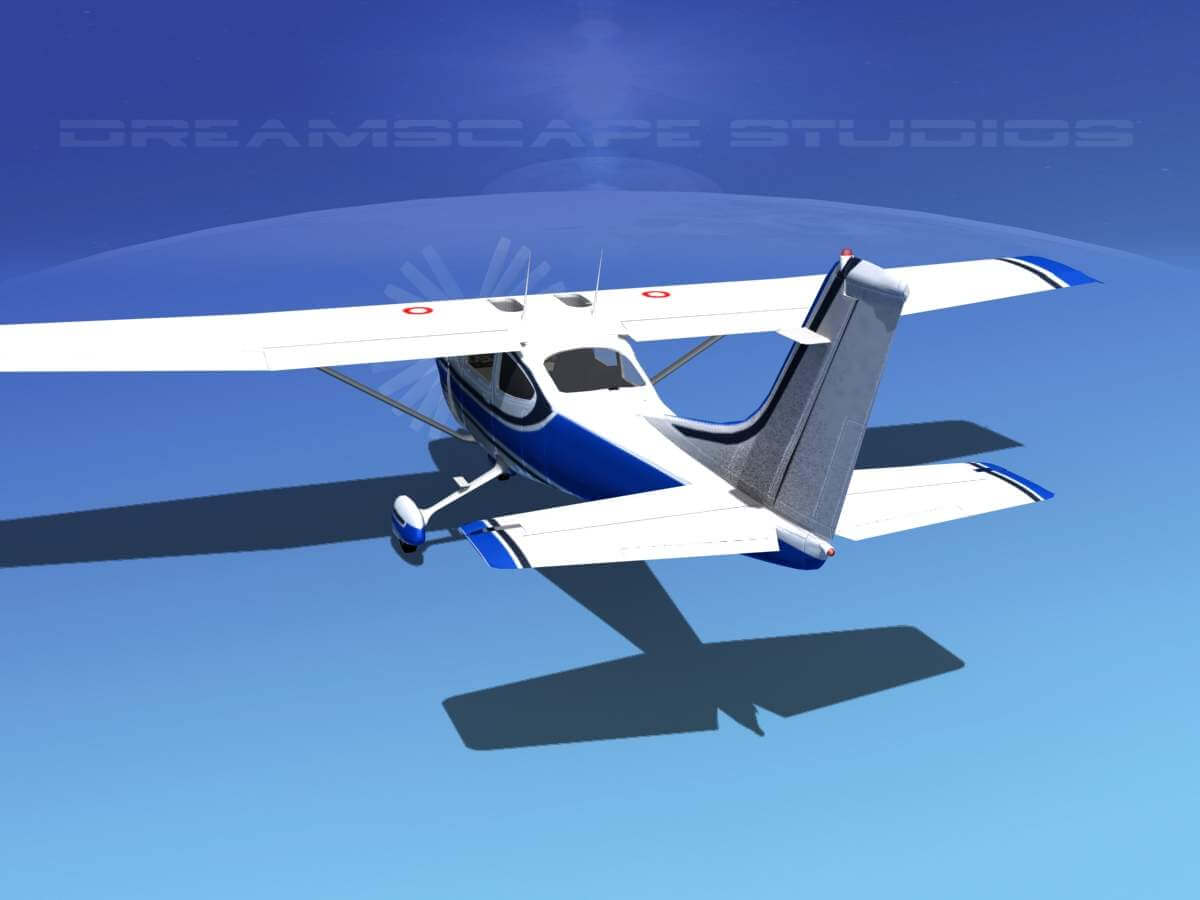 Cessna C-182 Skylane T07 3D Model by Dreamscape Studios