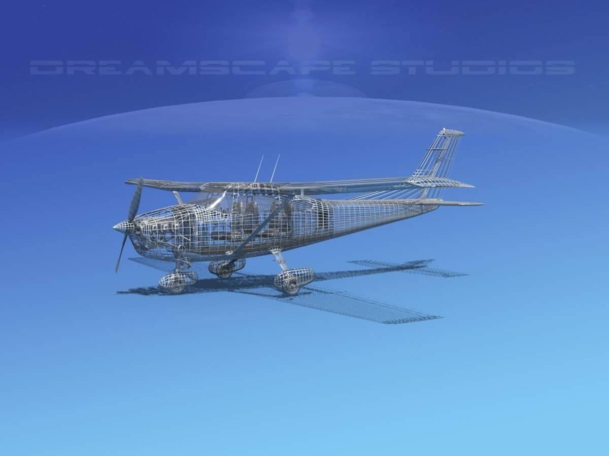 Cessna C-182 Skylane T07 3D Model by Dreamscape Studios