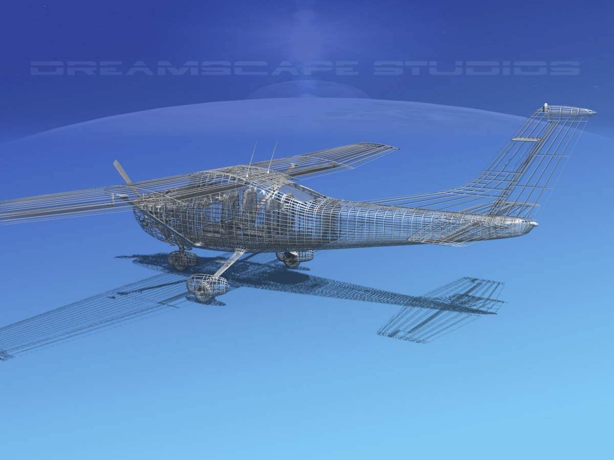 Cessna C-182 Skylane T07 3D Model by Dreamscape Studios