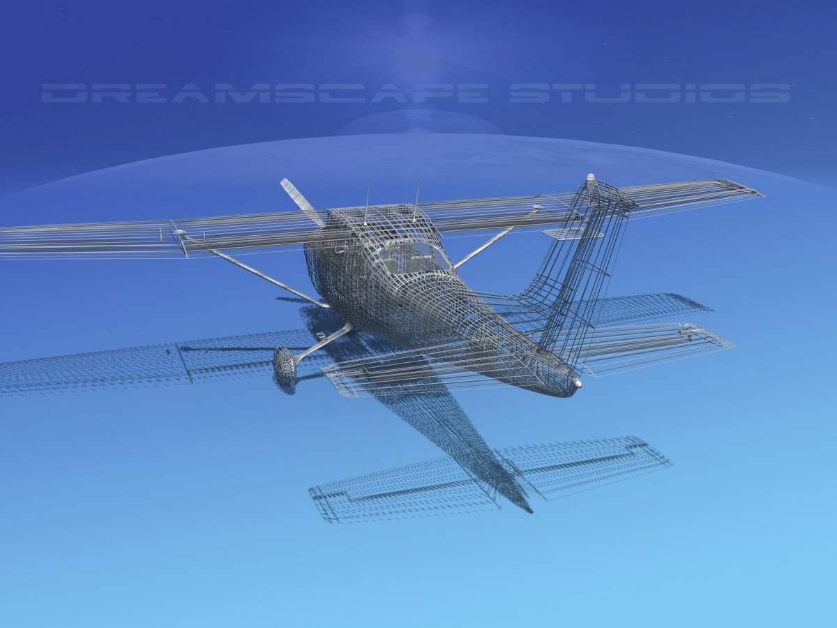 Cessna C-182 Skylane T07 3D Model by Dreamscape Studios