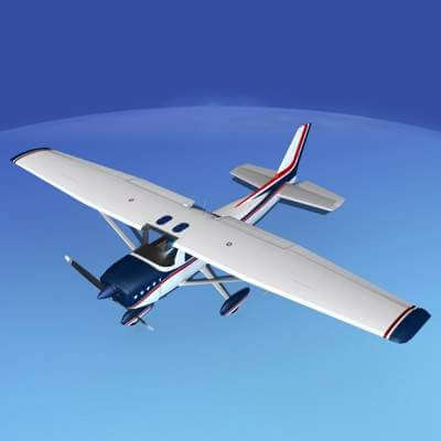 Cessna C152 Commuter V06 - 3D Model by Dreamscape Studios