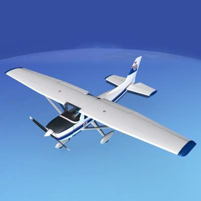 Cessna C152 Commuter V08 - 3D Model by Dreamscape Studios