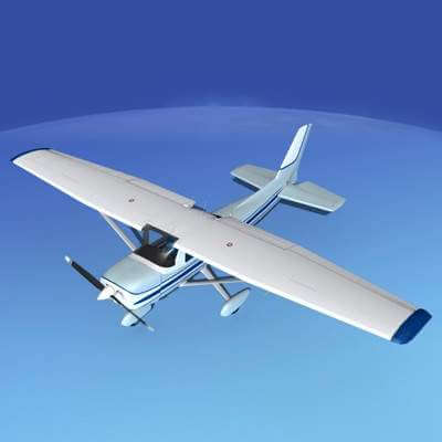 Cessna C152 Commuter V09 - 3D Model by Dreamscape Studios