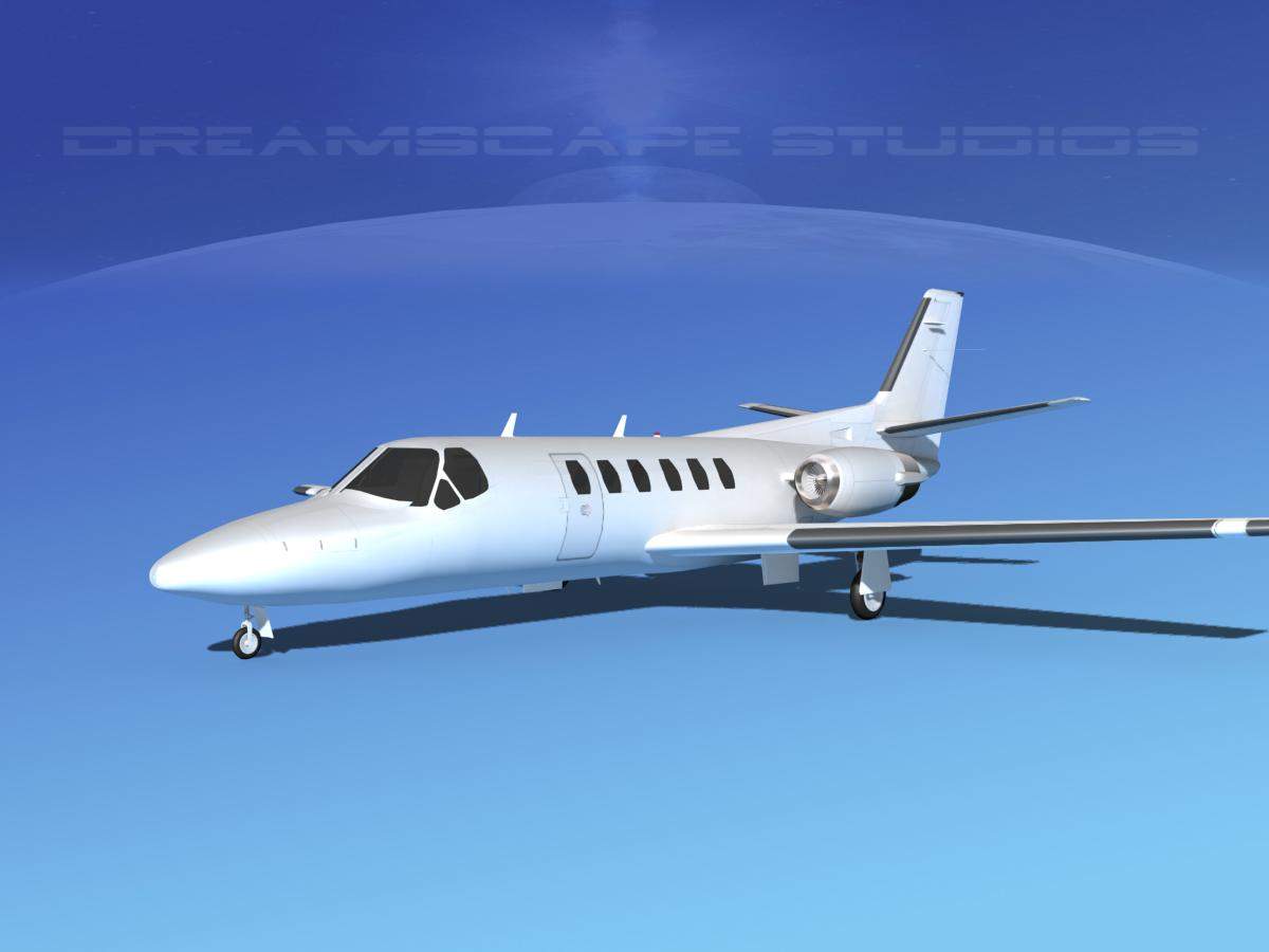 Cessna C550 Citation II V00 - 3D Model by Dreamscape Studios