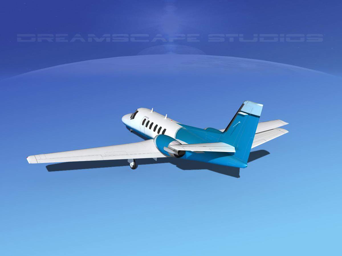 Cessna C550 Citation II V06 - 3D Model by Dreamscape Studios