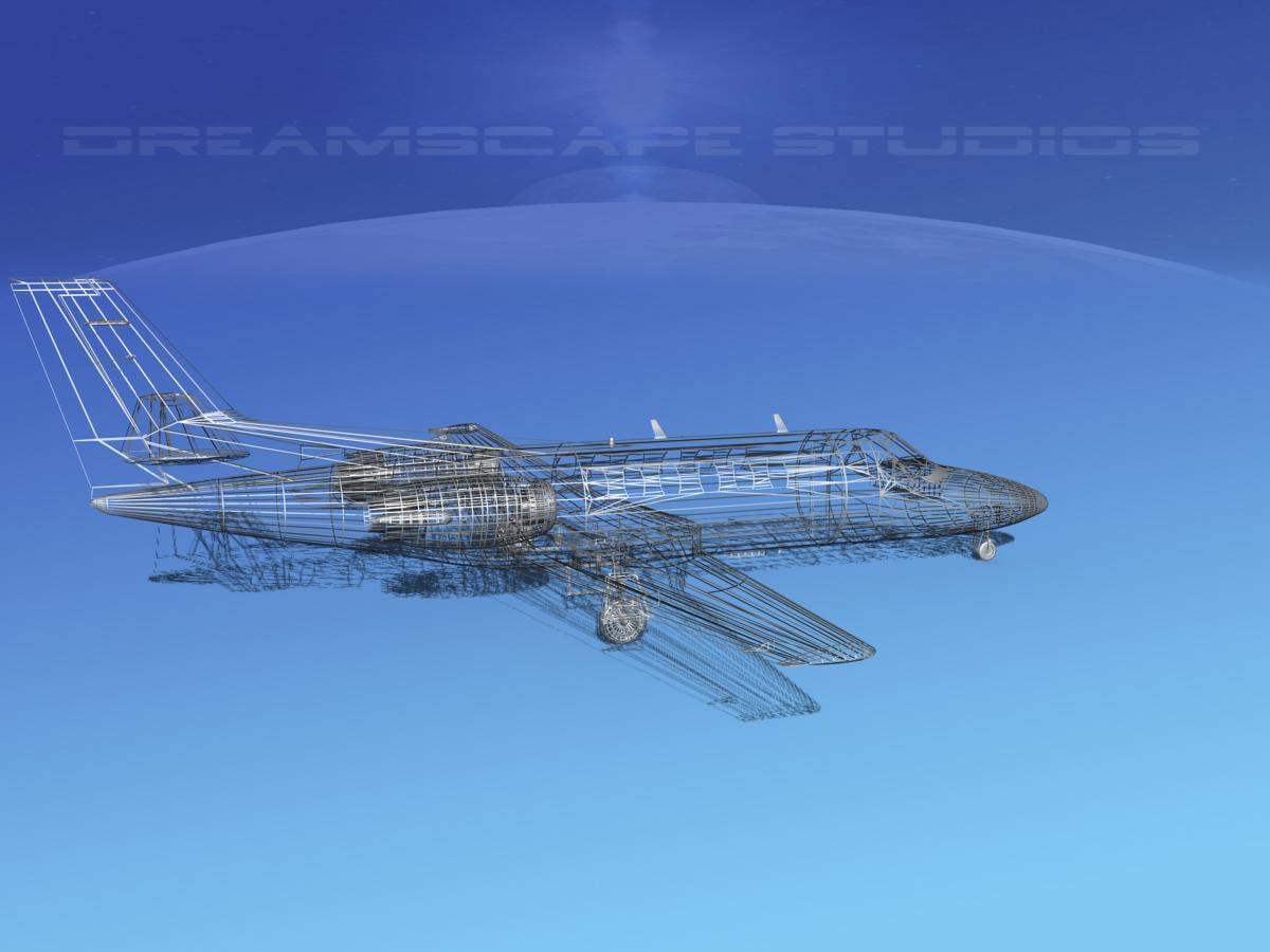 Cessna C550 Citation II V07 - 3D Model by Dreamscape Studios