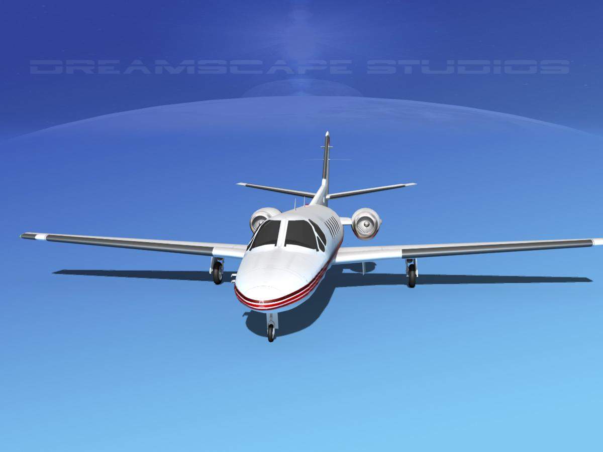 Cessna C550 Citation II V08 - 3D Model by Dreamscape Studios