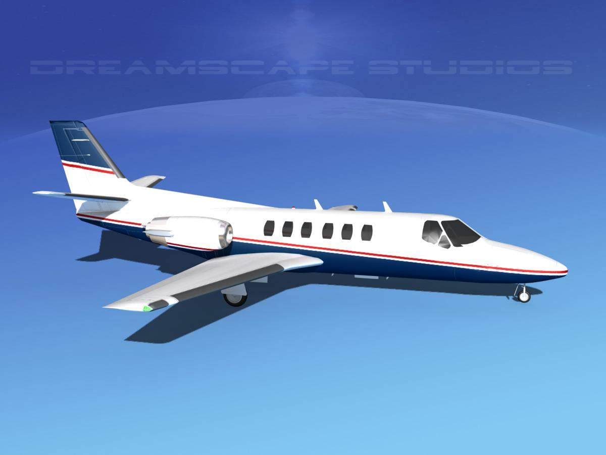 Cessna C550 Citation II V11 - 3D Model by Dreamscape Studios