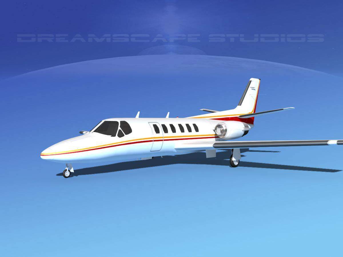 Cessna C550 Citation II V13 - 3D Model by Dreamscape Studios