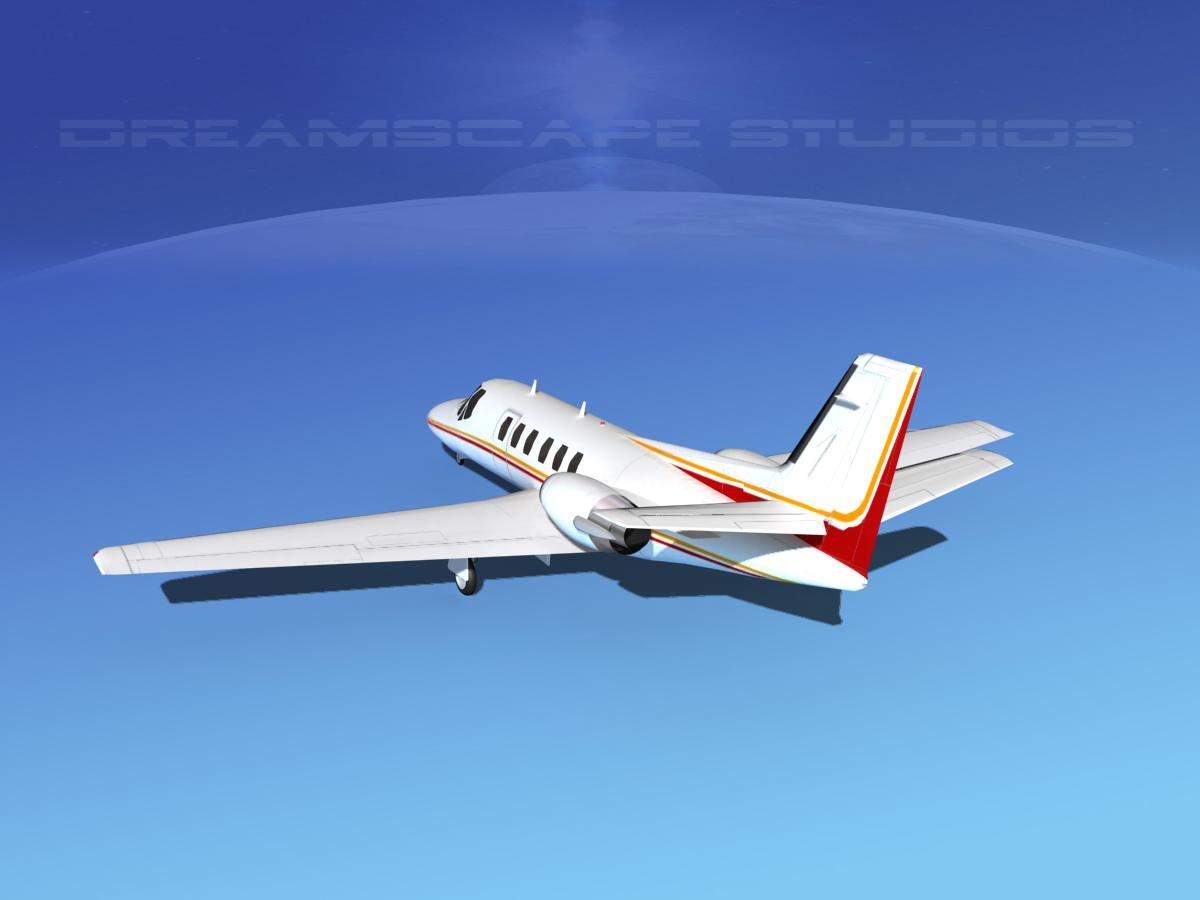 Cessna C550 Citation II V13 - 3D Model by Dreamscape Studios
