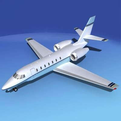 Cessna Citation 680 Sovereign V04 - 3D Model by Dreamscape Studios