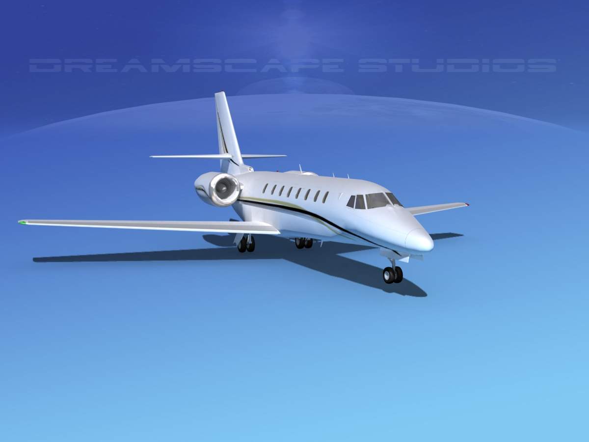 Cessna Citation 680 Sovereign V10 - 3D Model by Dreamscape Studios