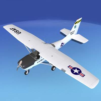 Cessna T-41 Mescalero USAF 1 3D Model by Dreamscape Studios