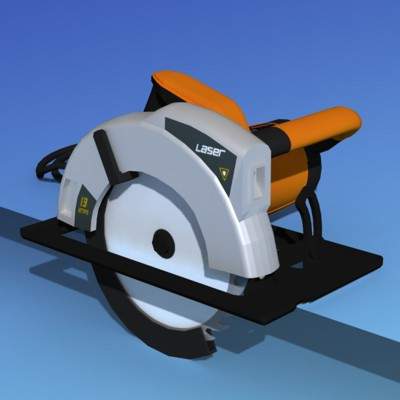 Circular Saw - 3D Model by Dreamscape Studios