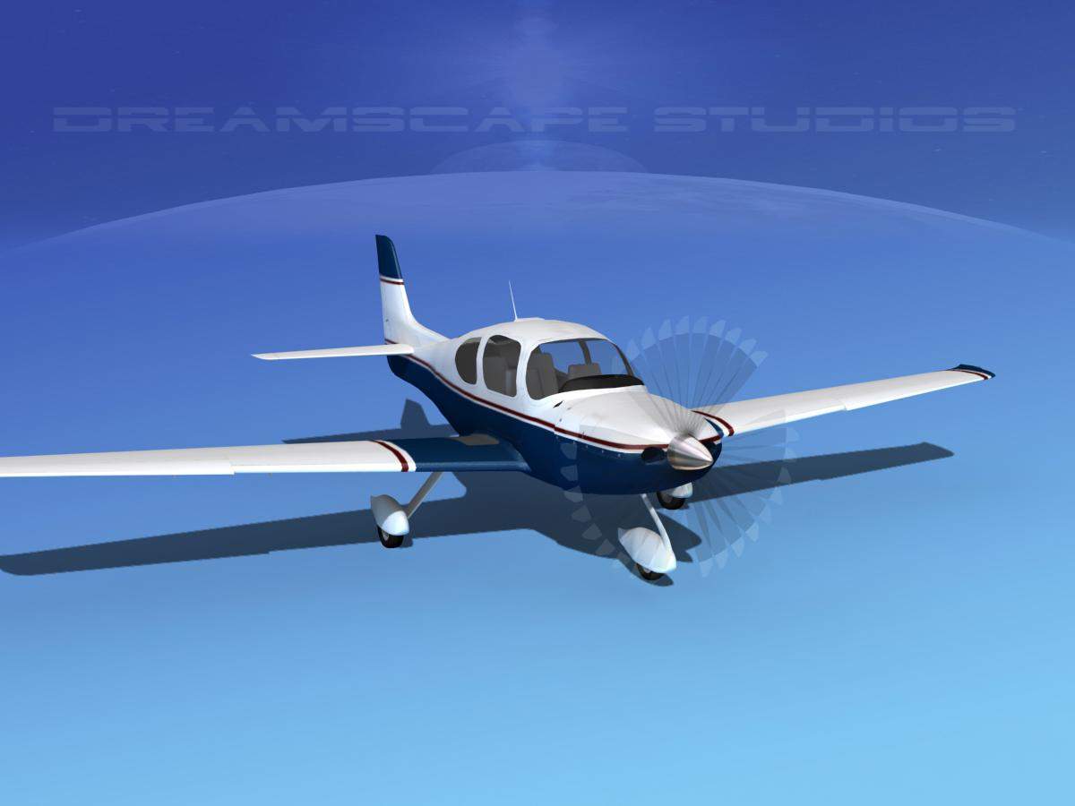 Cirrus SR22 Super Cruiser V14 - 3D Model by Dreamscape Studios