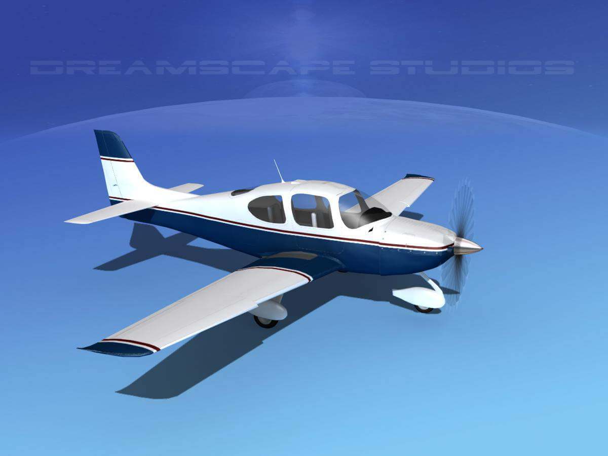 Cirrus SR22 Super Cruiser V14 - 3D Model by Dreamscape Studios