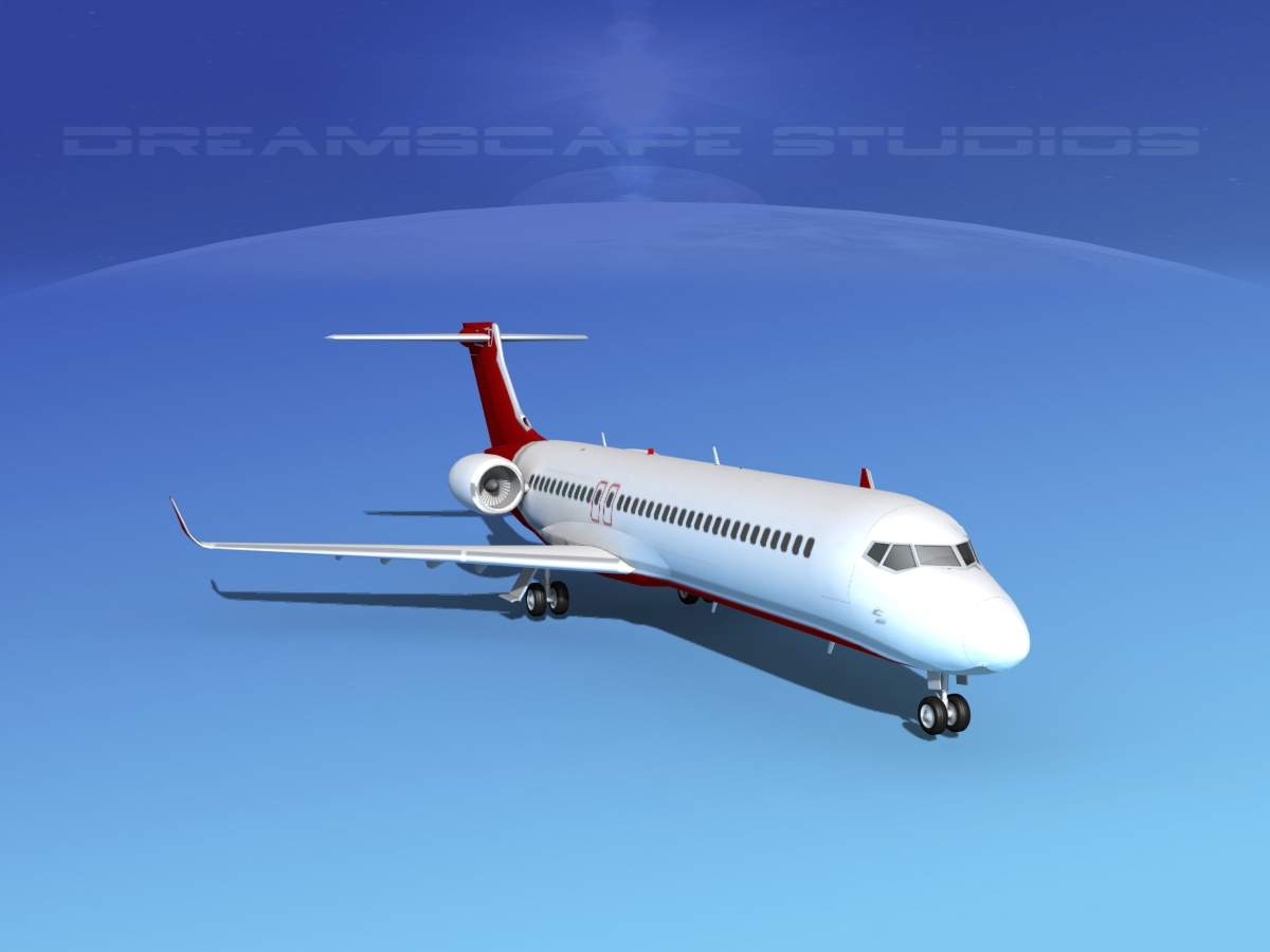 Comac ARJ21-700 Corporate 3D Model by Dreamscape Studios