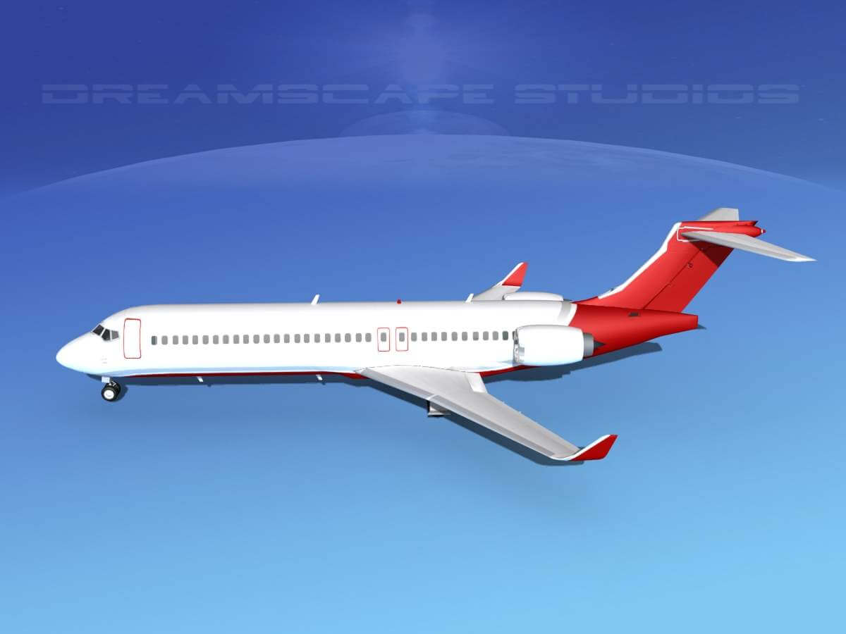 Comac ARJ21-700 Corporate 3D Model by Dreamscape Studios