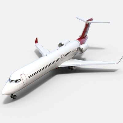 Comac ARJ21-700 Corporate 3D Model by Dreamscape Studios