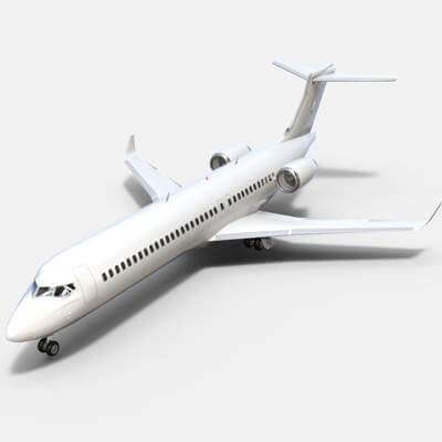 Comac ARJ21-700 Unmarked 3D Model by Dreamscape Studios