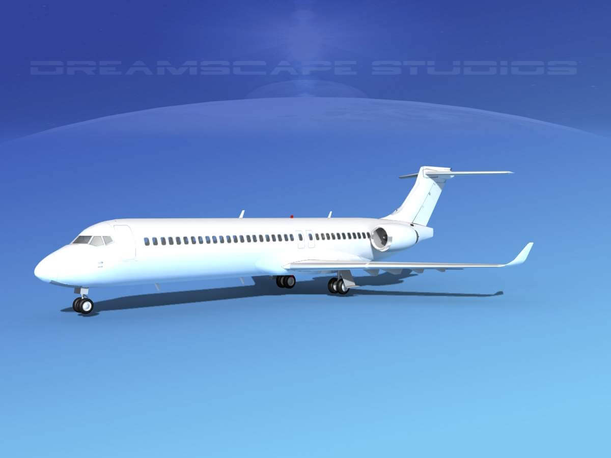 Comac ARJ21-700 Unmarked 3D Model by Dreamscape Studios