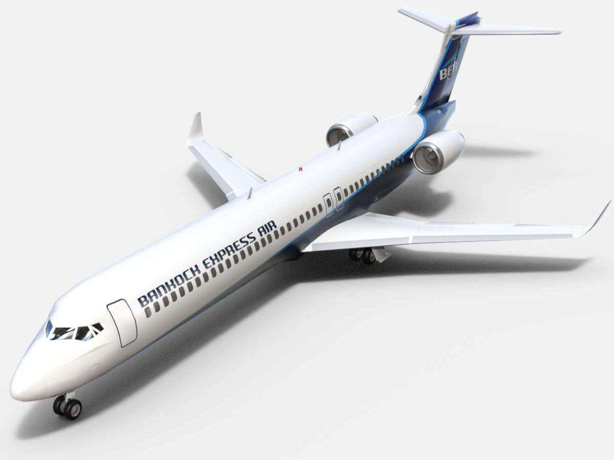 Comac ARJ21-900 Bangkock Express Air 3D Model by Dreamscape Studios