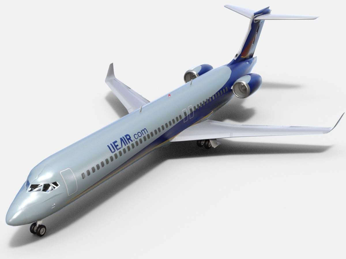 Comac ARJ21-900 Chengdu Airlines 3D Model by Dreamscape Studios