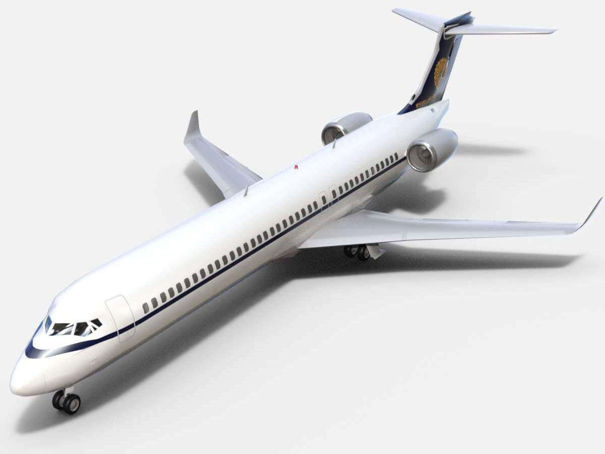 Comac ARJ21-900 Myanmar Airlines 3D Model by Dreamscape Studios