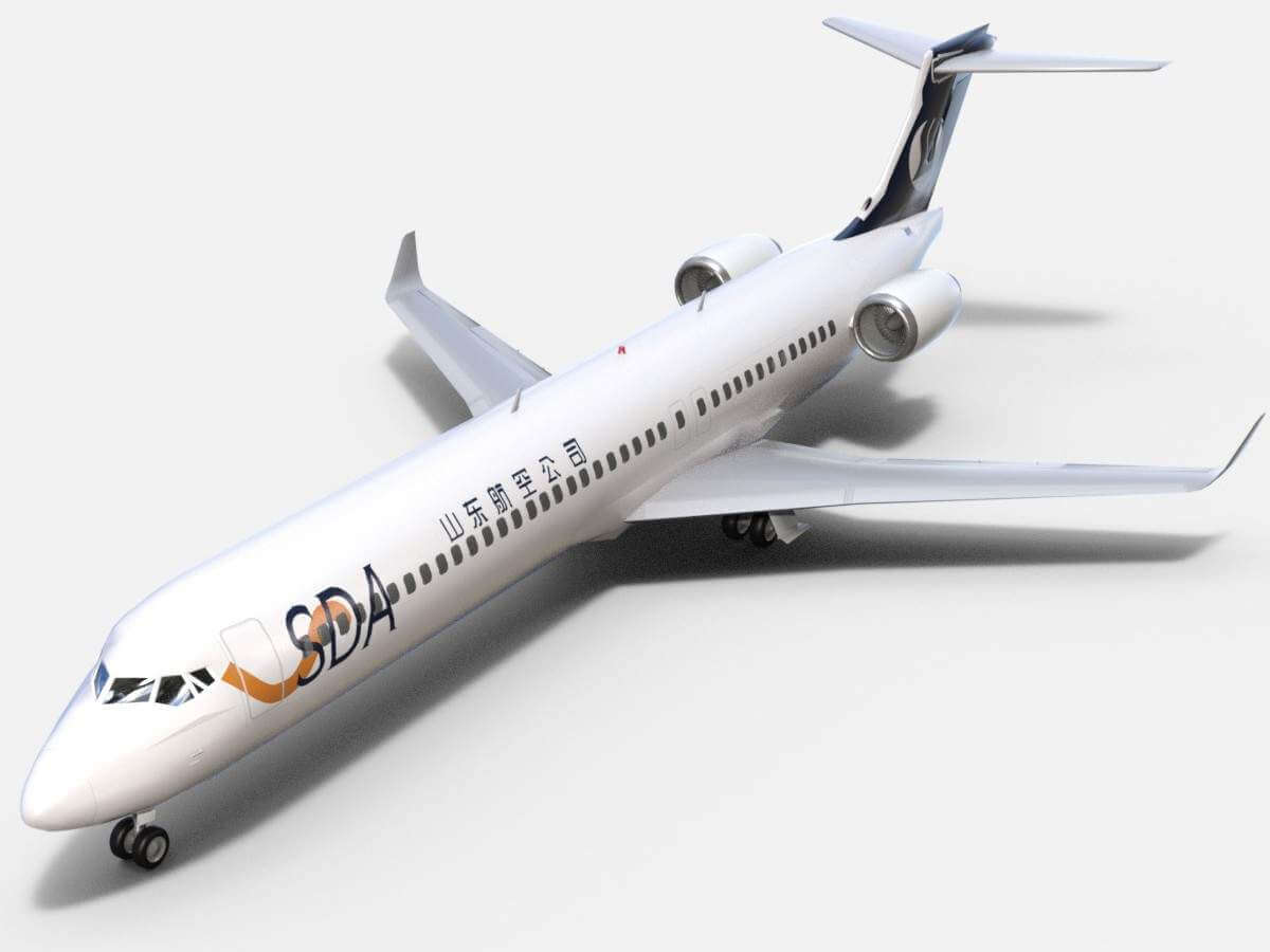 Comac ARJ21-900 Shandong Airlines 3D Model by Dreamscape Studios