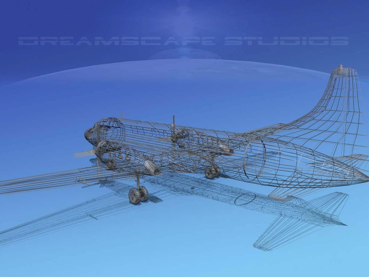 Convair CV-580 Nolinor Cargo 3D Model by Dreamscape Studios