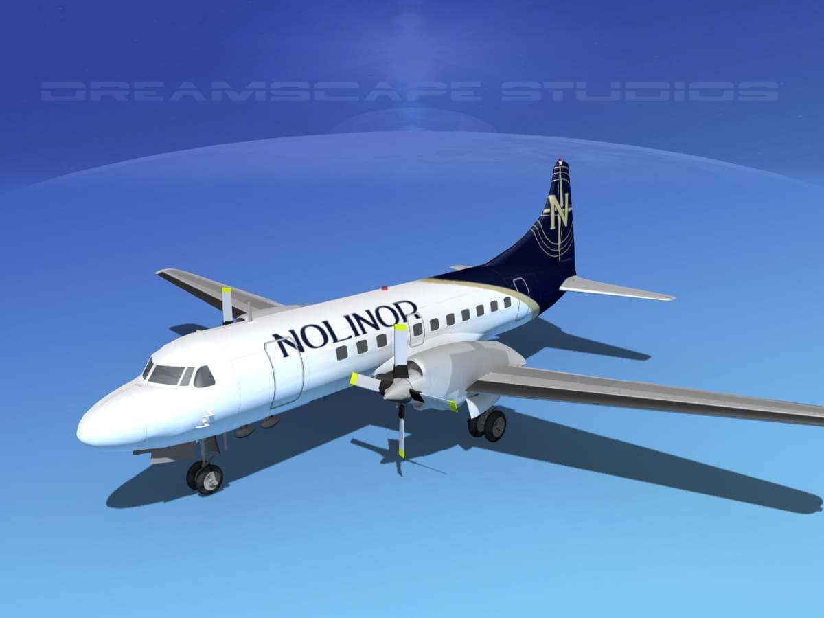 Convair CV-580 Nolinor Cargo 3D Model by Dreamscape Studios