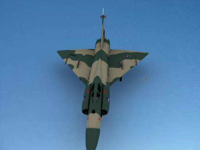 Convair F-102 Delta Dagger USAF V2 3D Model by Dreamscape Studios
