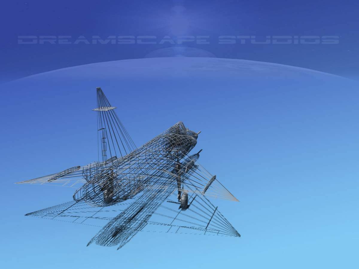 Convair F-102 Delta Dagger V07 USAF 3D Model by Dreamscape Studios