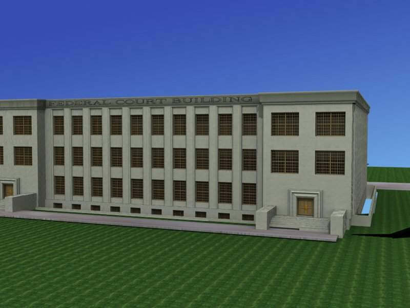 Courthouse - 3D Model by Dreamscape Studios