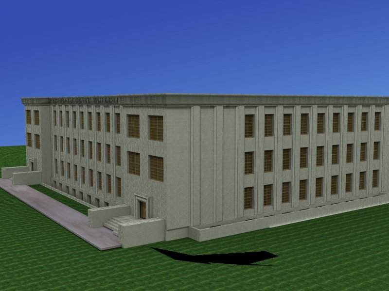 Courthouse - 3D Model by Dreamscape Studios