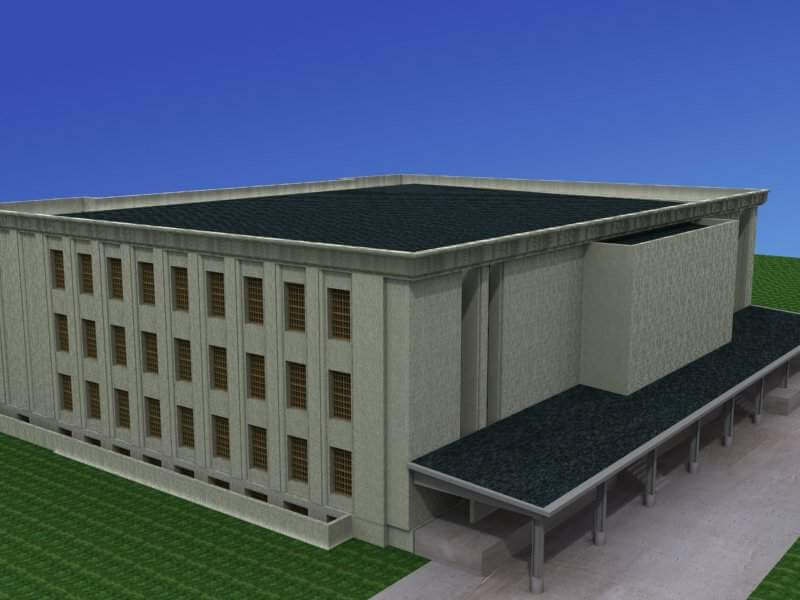 Courthouse - 3D Model by Dreamscape Studios