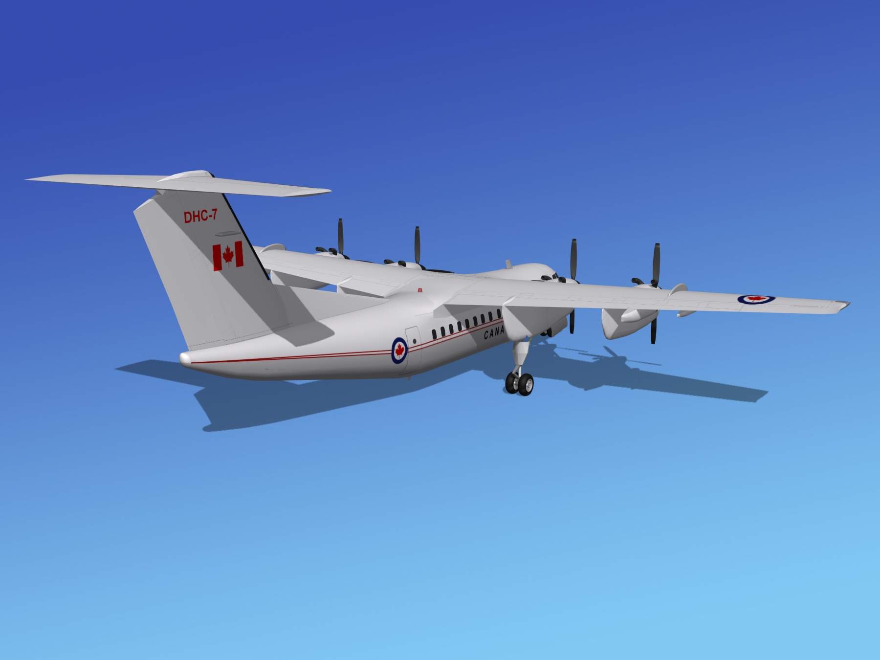 De Havilland DHC-7 Canada 3D Model by Dreamscape Studios