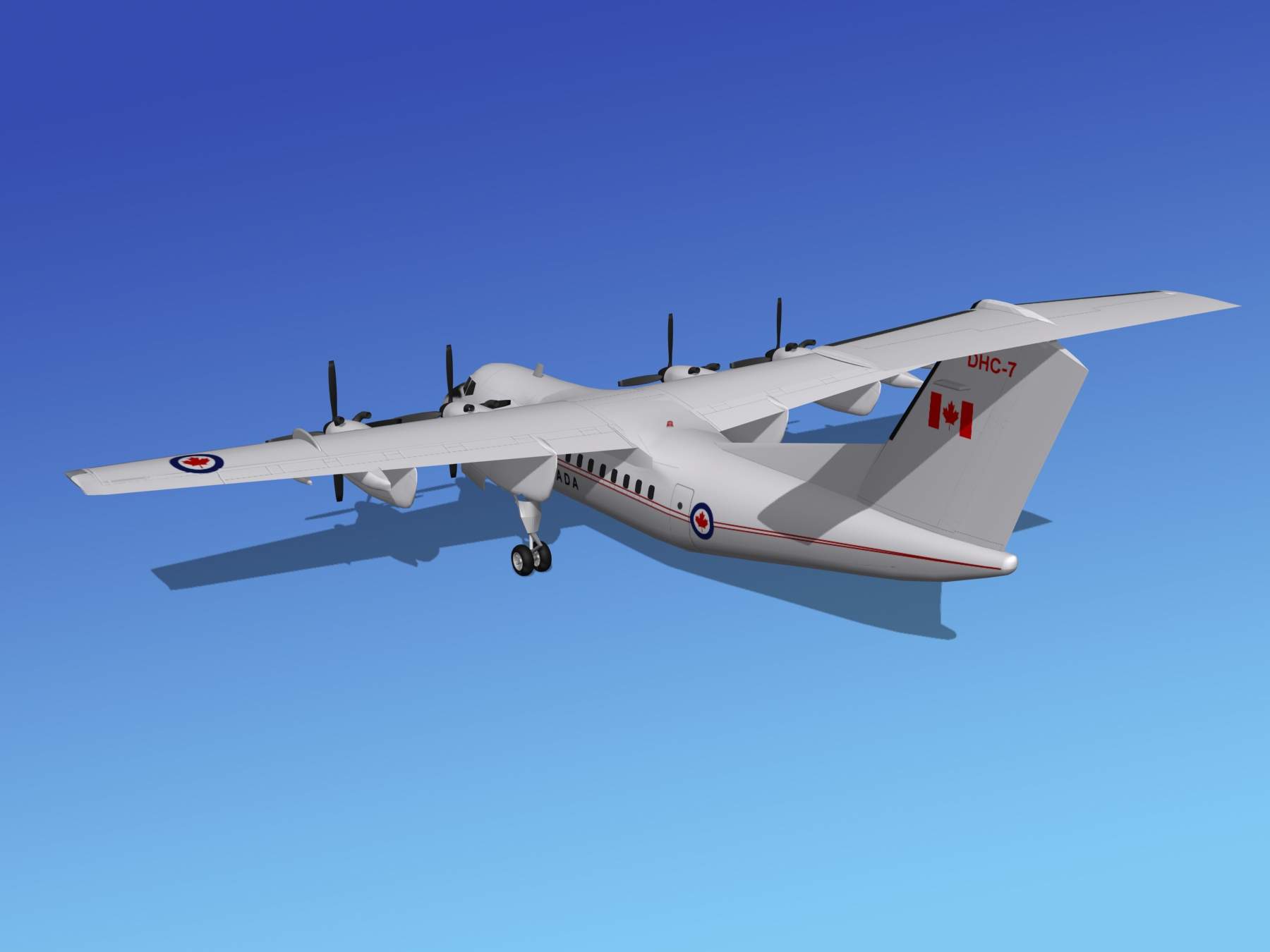 De Havilland DHC-7 Canada 3D Model by Dreamscape Studios
