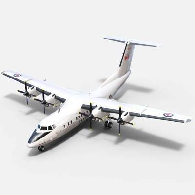 De Havilland DHC-7 Canada 3D Model by Dreamscape Studios