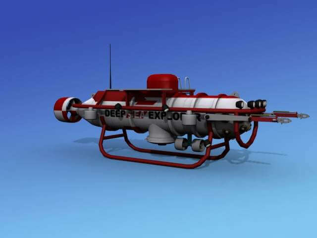 Deep Ocean Submersible - 3D Model by Dreamscape Studios