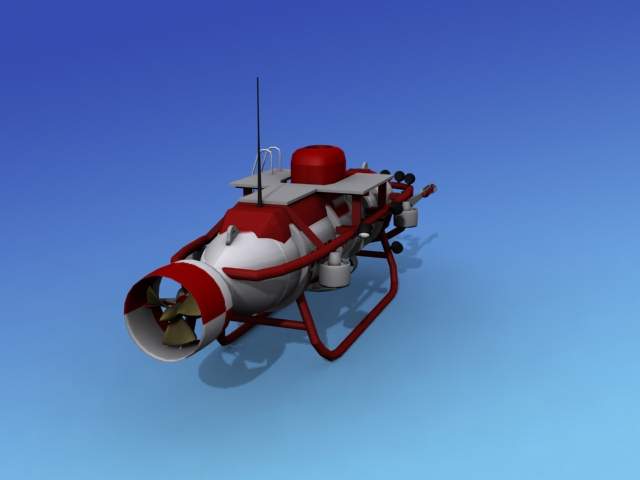 Deep Ocean Submersible - 3D Model by Dreamscape Studios