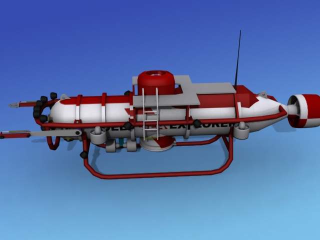 Deep Ocean Submersible - 3D Model by Dreamscape Studios
