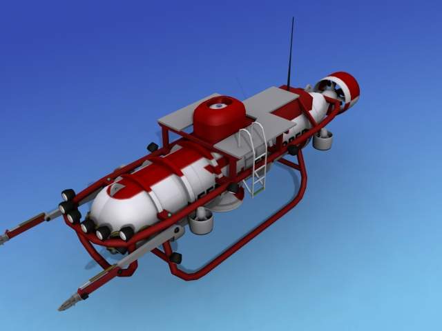 Deep Ocean Submersible - 3D Model by Dreamscape Studios