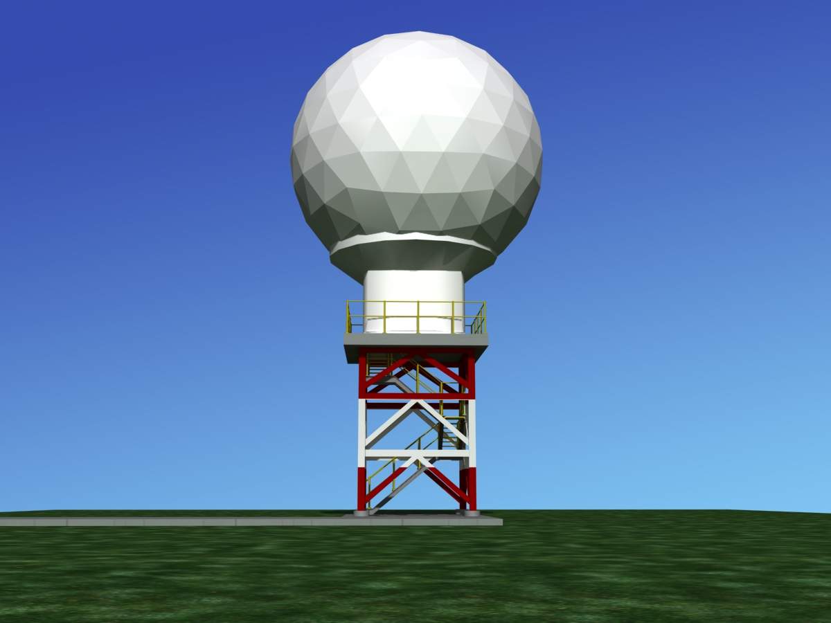 Doppler Radar Antenna - 3D Model by Dreamscape Studios
