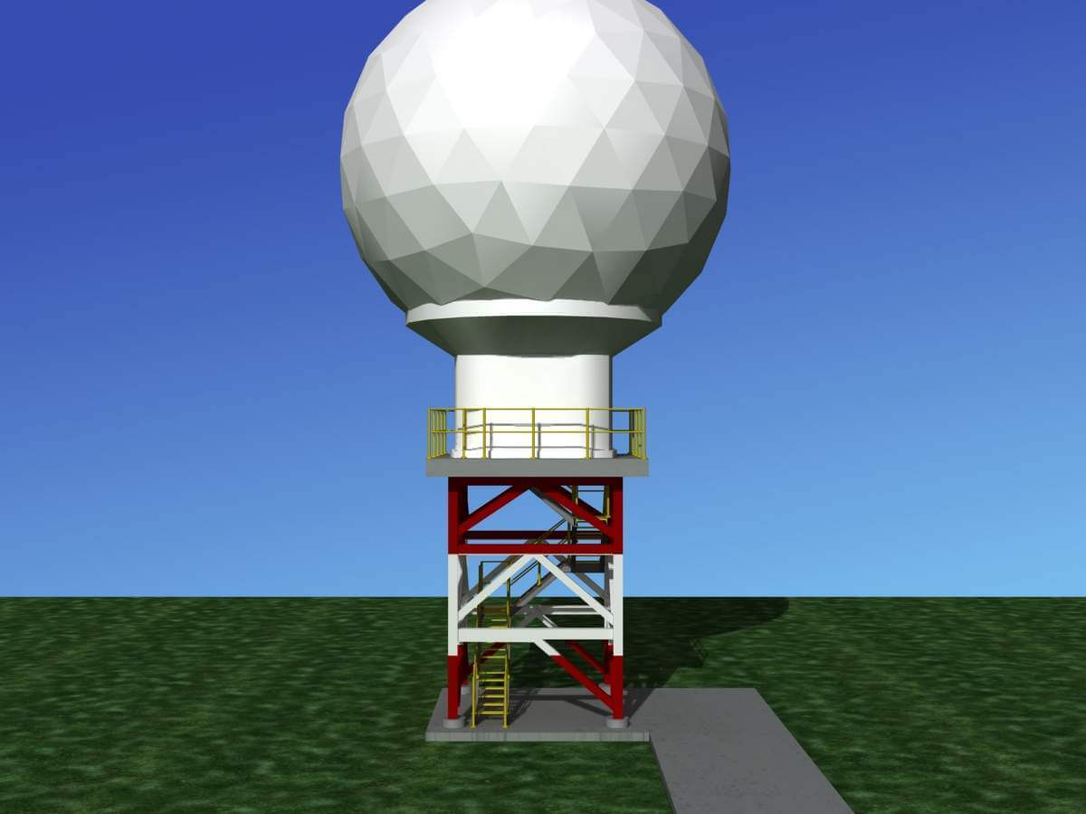 Doppler Radar Antenna - 3D Model by Dreamscape Studios