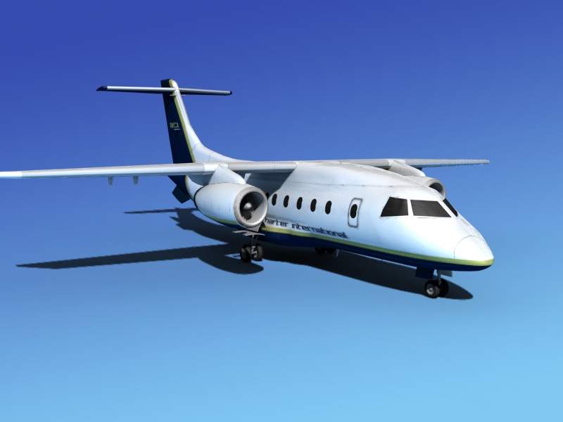 Dornier Do-328J Air Charter Intl 3D Model by Dreamscape Studios